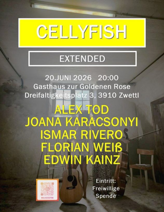 Cellyfish Extended - extraordinary singer poetwriter with charme and ...